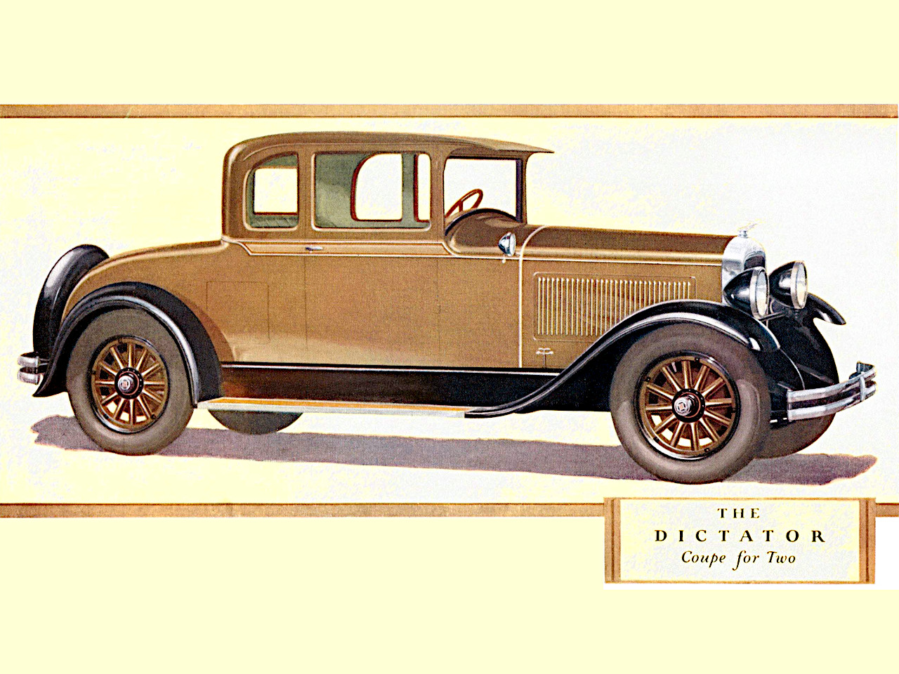 1928 – 29 Dictator GE – Rock River Valley Chapter SDC